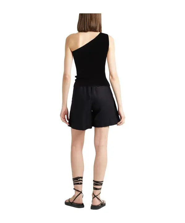 Max Mara Solid Color One-shoulder Tops