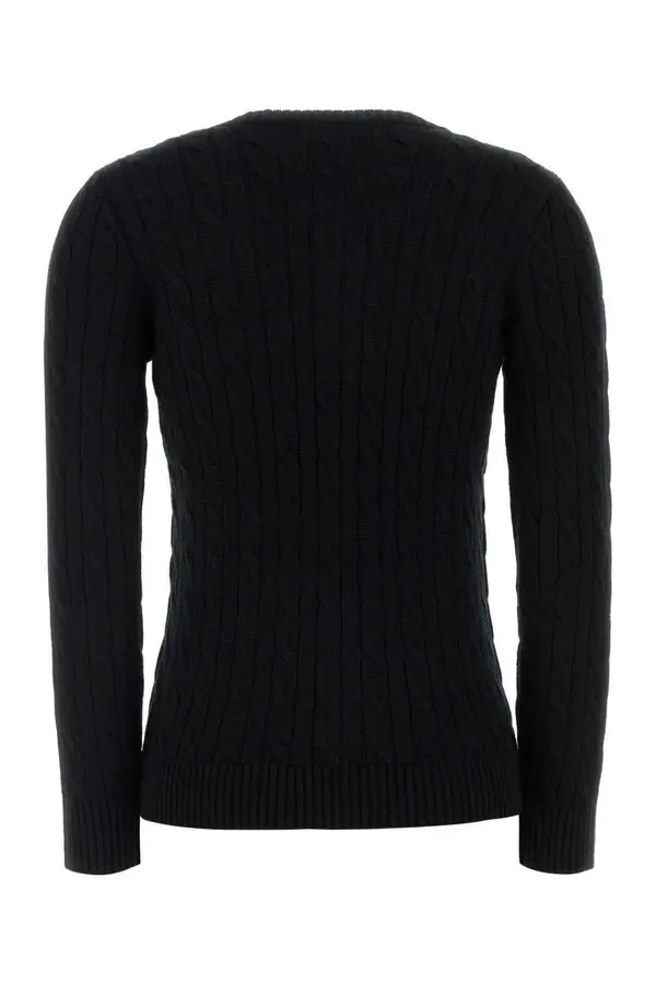 Polo Ralph Lauren Long-sleeved Knitted Cardigan With Embroidered Logo