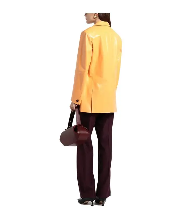 Marni Single-breasted Leather Coat