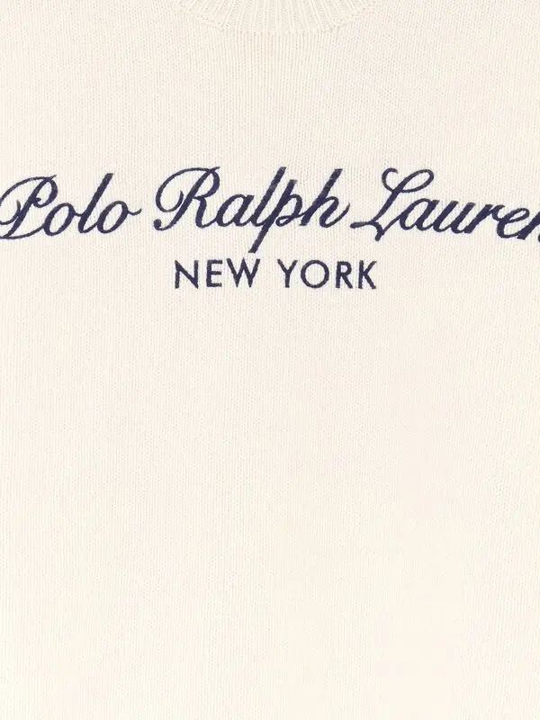 Polo Ralph Lauren Logo Embroidered Crewneck Knitted Jumper