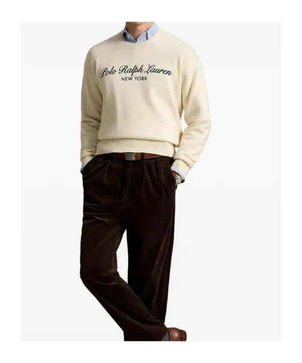 Polo Ralph Lauren Logo Embroidered Crewneck Knitted Jumper