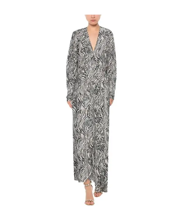 Isabel Marant Étoile Zebra-print Chiffon Flare Skirt
