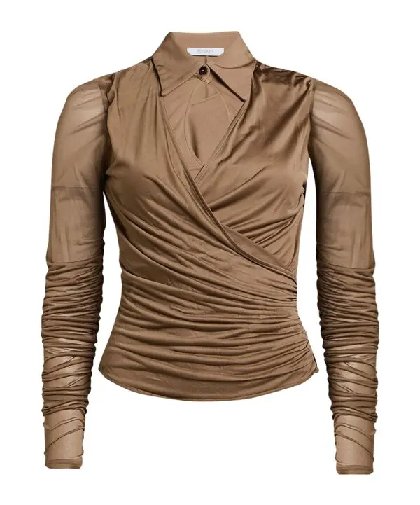Max Mara Plain Colour Tops