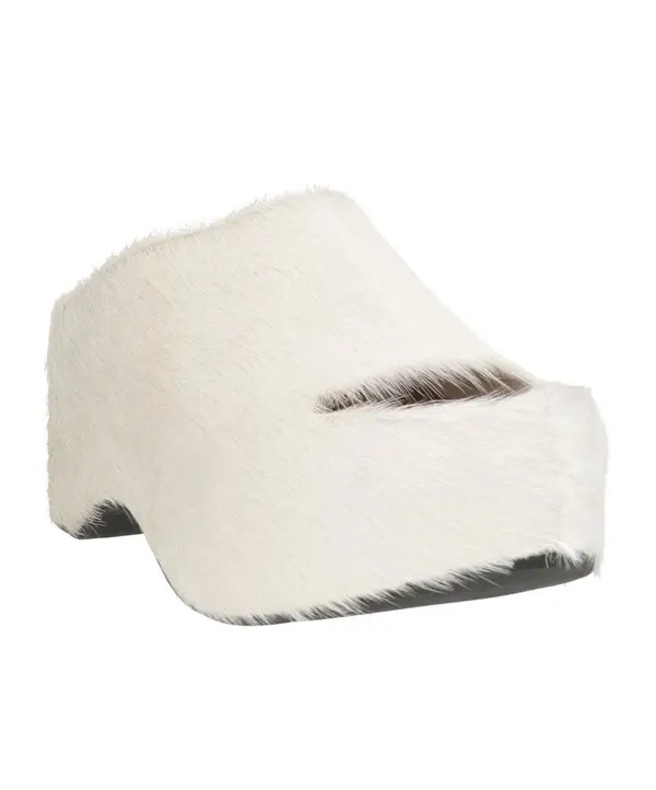 Marni Simple And Comfortable Wooden Clogs