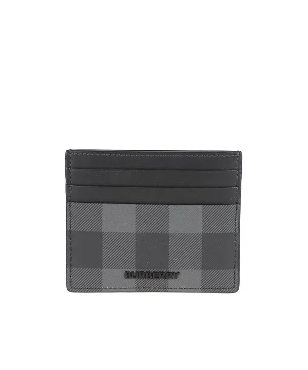 Burberry Checkered Card Holder
