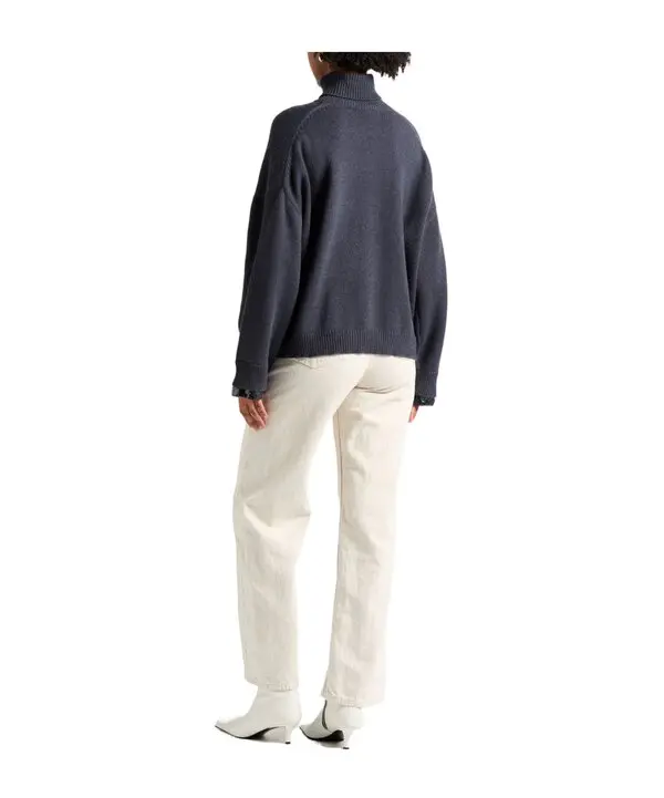 Brunello Cucinelli Solidcolor Knit Turtleneck Sweater
