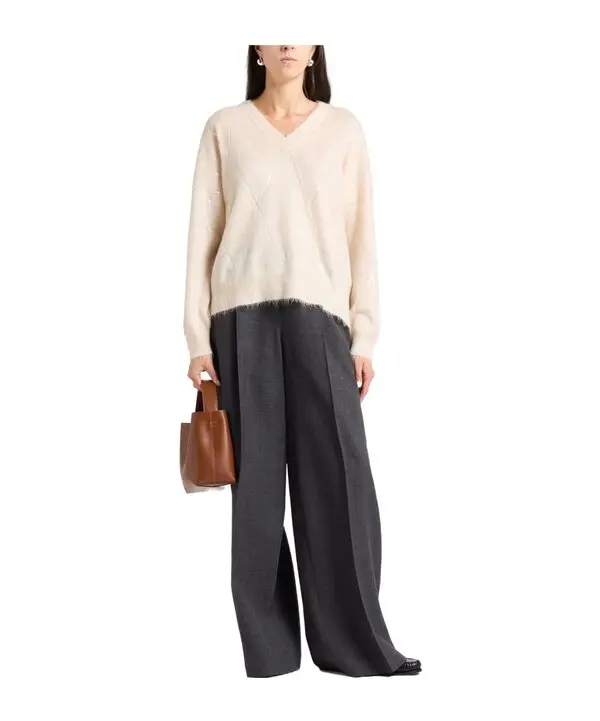 Brunello Cucinelli Lightweight Knit Longsleeve Top
