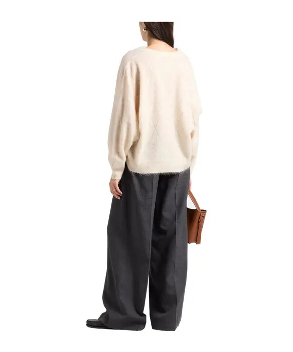 Brunello Cucinelli Lightweight Knit Longsleeve Top