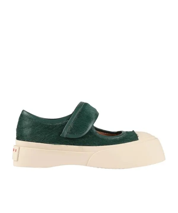 Marni Mary Jane Flats - Nude