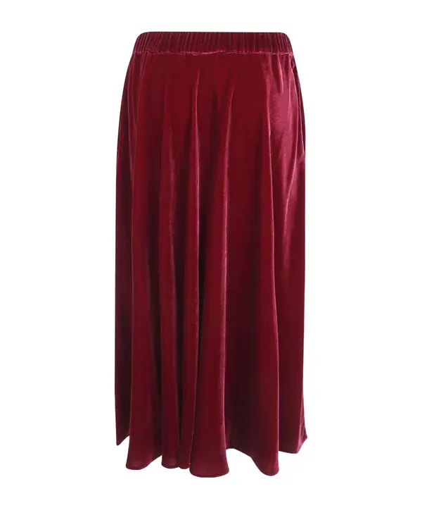 Aspesi Long Velvet Skirt