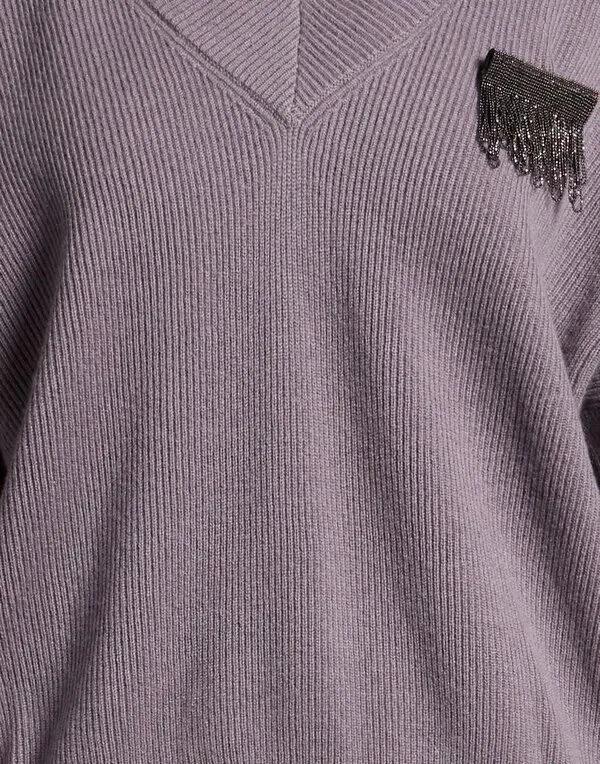 Brunello Cucinelli Solidcolor Cashmere Knit Sweater