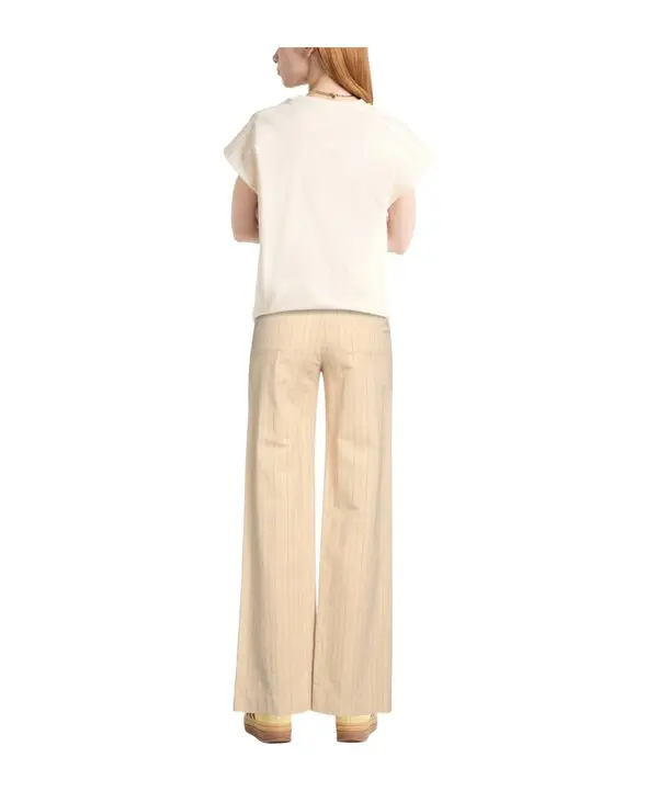 Isabel Marant Étoile High-waisted Striped Wide-leg Pants