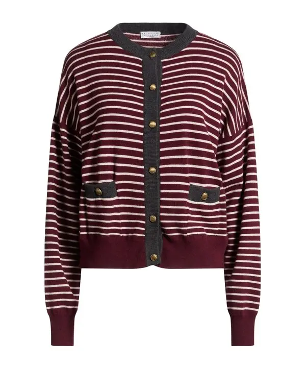 Brunello Cucinelli Striped Knit Sweater