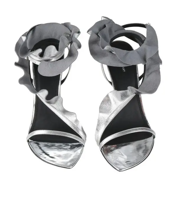 Isabel Marant Étoile Metallic Leather High-heeled Sandals