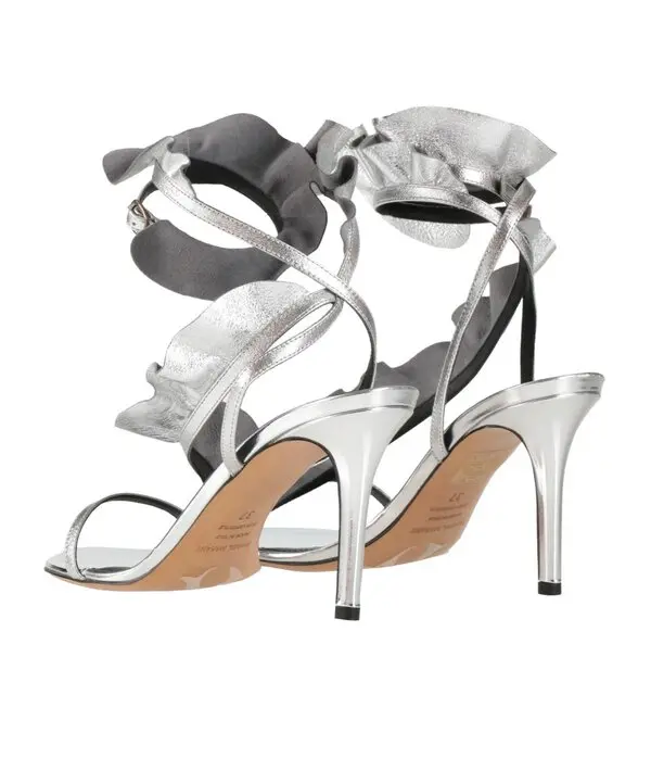 Isabel Marant Étoile Metallic Leather High-heeled Sandals
