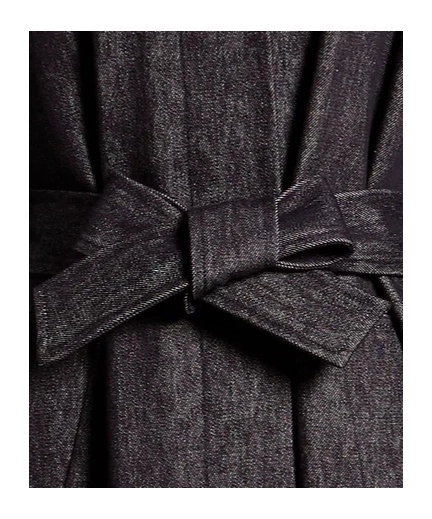 Brunello Cucinelli Dark Denim Trench Coat