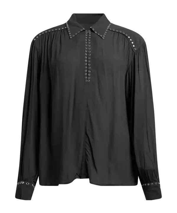 Rag & Bone Solidcolor Longsleeve Shirt - Black