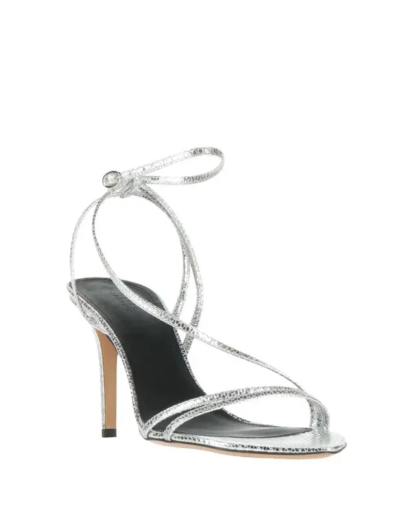 Isabel Marant Étoile Metallic Snakeprint Pointedtoe Highheel Sandals