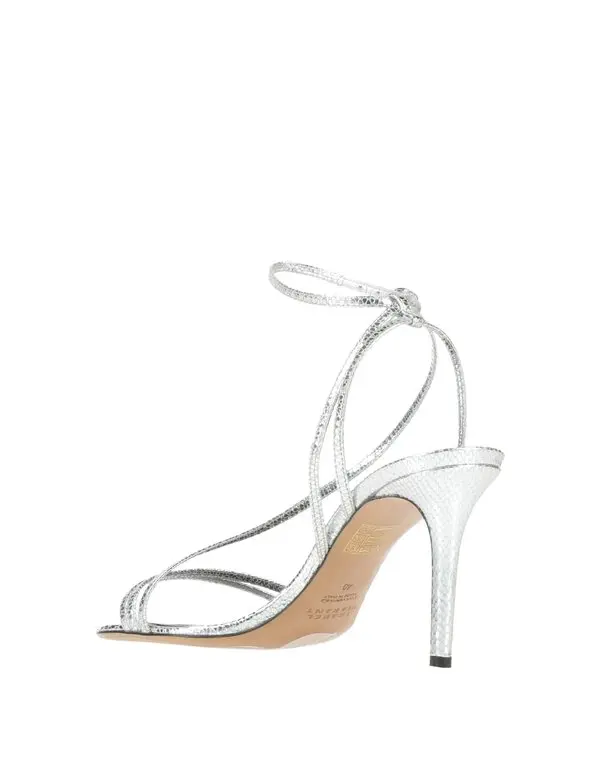 Isabel Marant Étoile Metallic Snakeprint Pointedtoe Highheel Sandals
