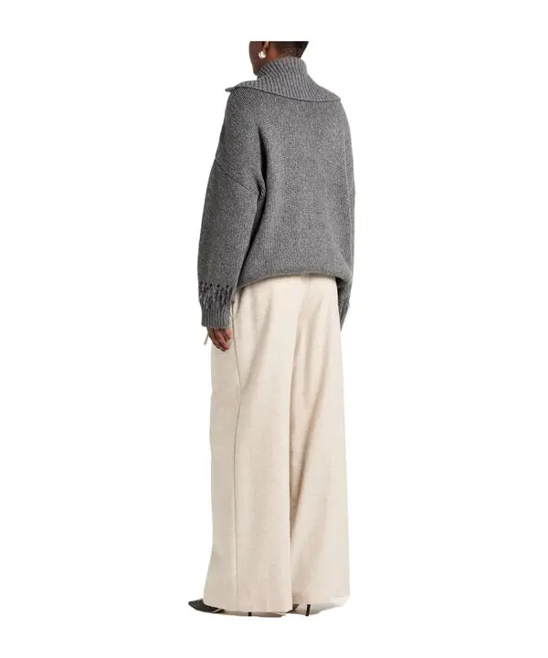 Brunello Cucinelli Cashmere Turtleneck Knit Sweater