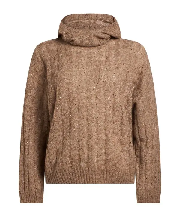 Brunello Cucinelli Solidcolor Midweight Knit Sweatshirt