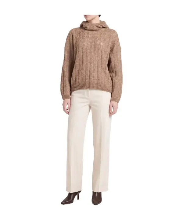 Brunello Cucinelli Solidcolor Midweight Knit Sweatshirt