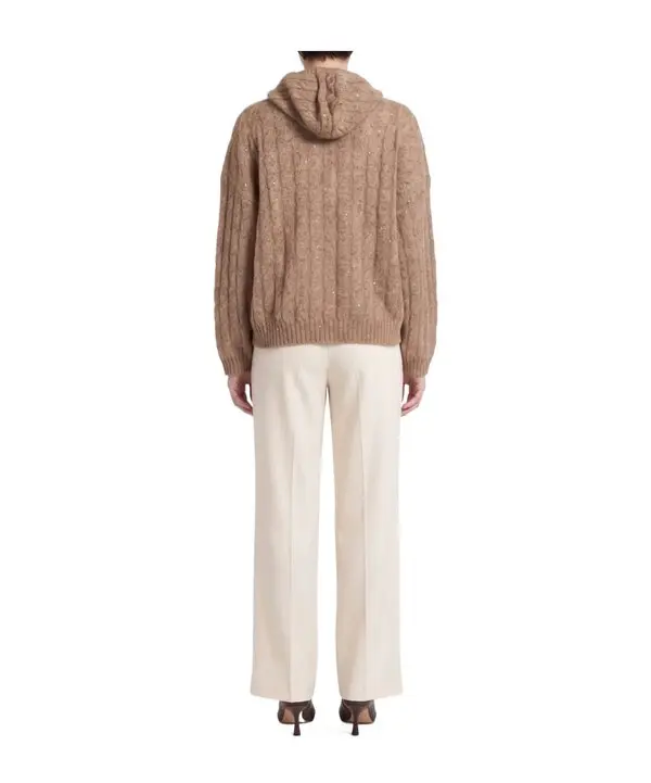 Brunello Cucinelli Solidcolor Midweight Knit Sweatshirt