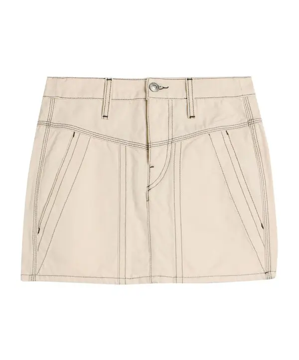 Isabel Marant Étoile Mini Pencil Skirt - Ivory