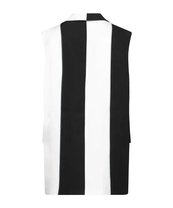 Marni Striped Sleeveless Suit Jacket