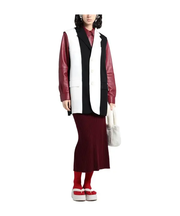 Marni Striped Sleeveless Suit Jacket