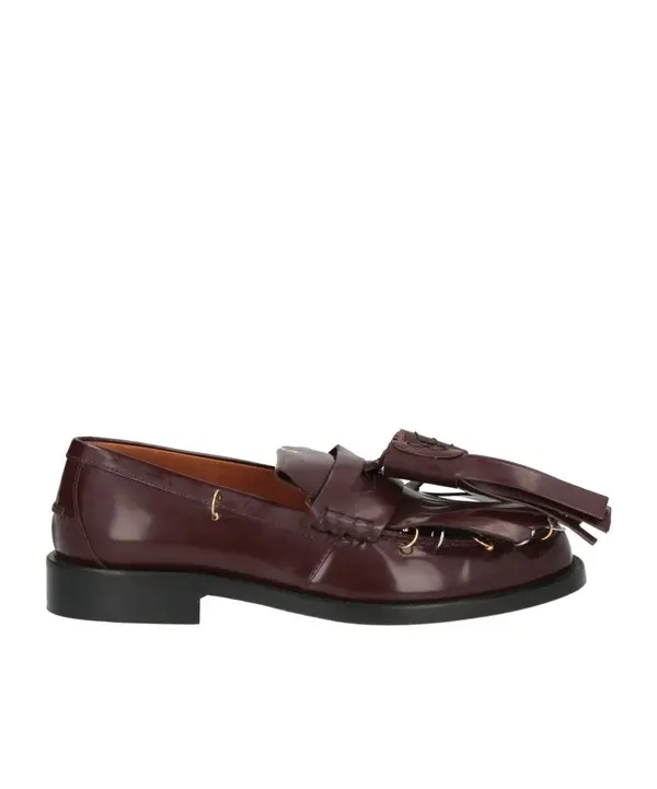 Marni Glossed-leather Loafers