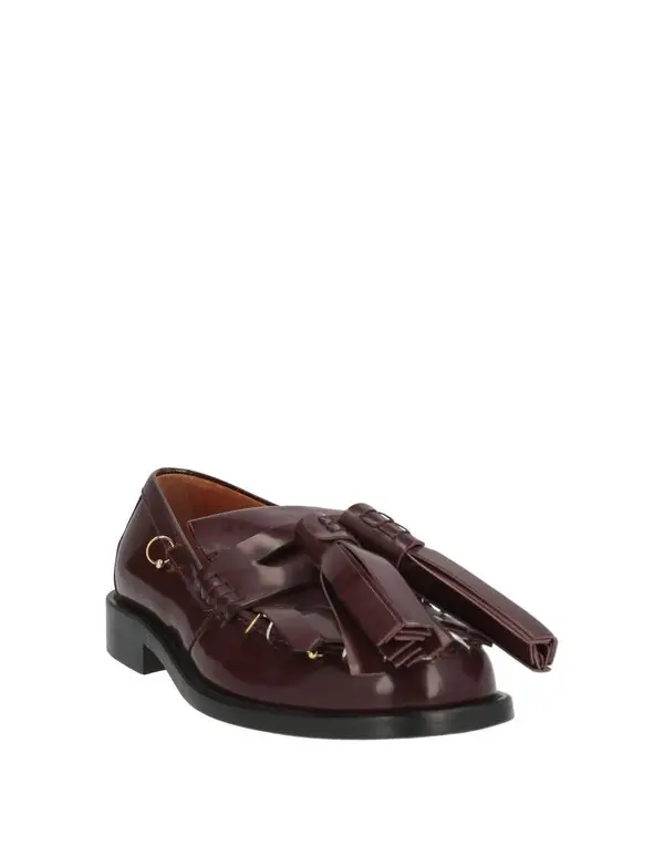 Marni Glossed-leather Loafers