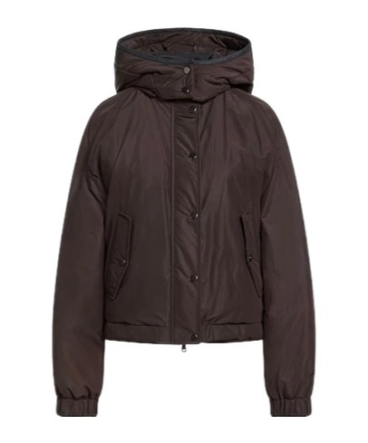 Brunello Cucinelli Hooded Warm Cottonpadded Jacket