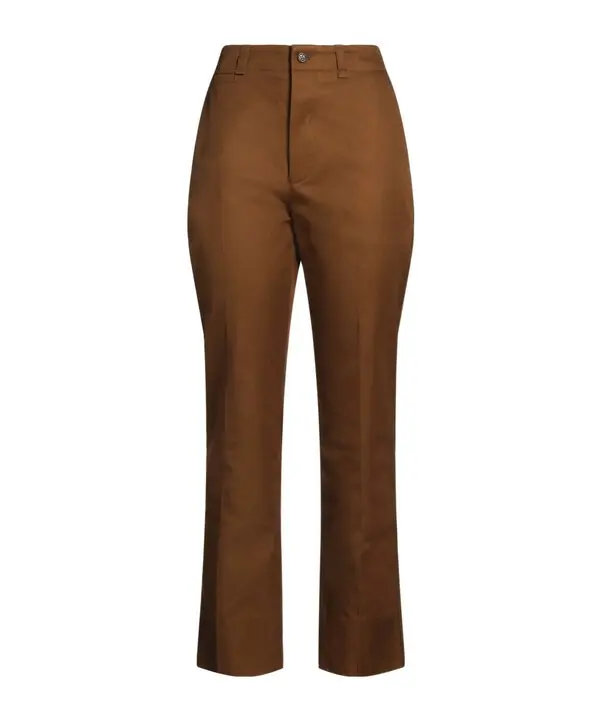 Saint Laurent Solidcolor Straightleg Trousers