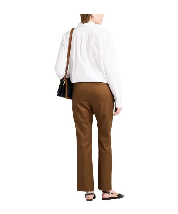 Saint Laurent Solidcolor Straightleg Trousers
