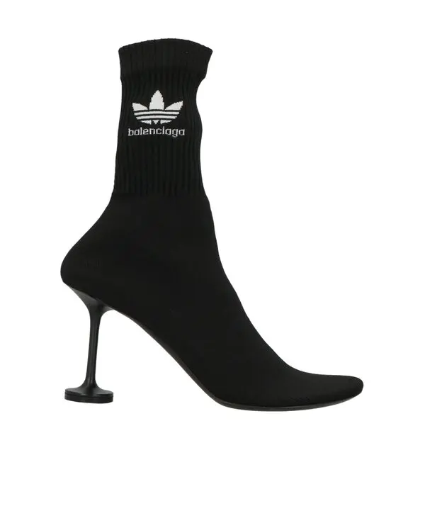 Balenciaga Solid-colored Ankle Boots - Black