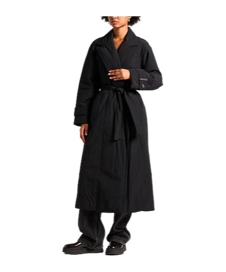 Brunello Cucinelli Minimalist Long Belted Coat