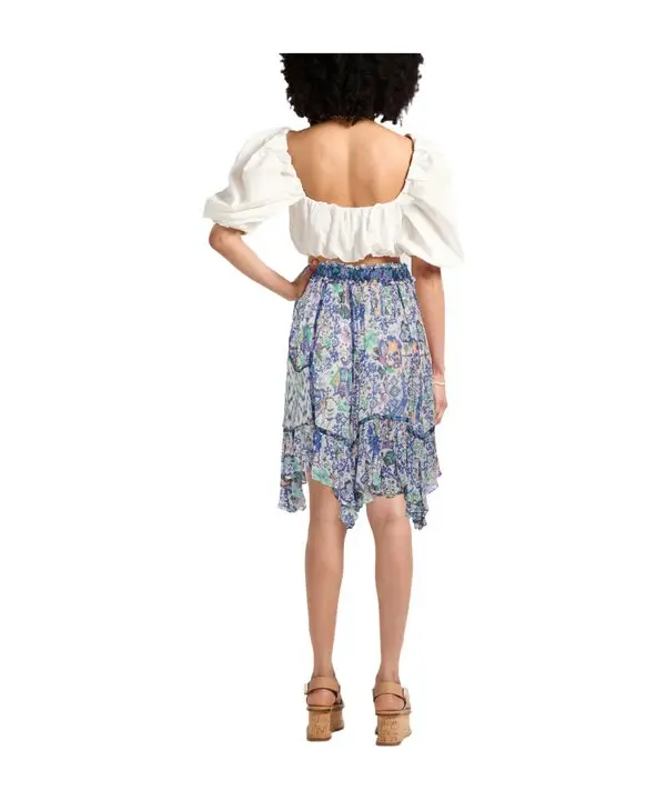 Isabel Marant Étoile Multi-color Chiffon Asymmetrical Skirt
