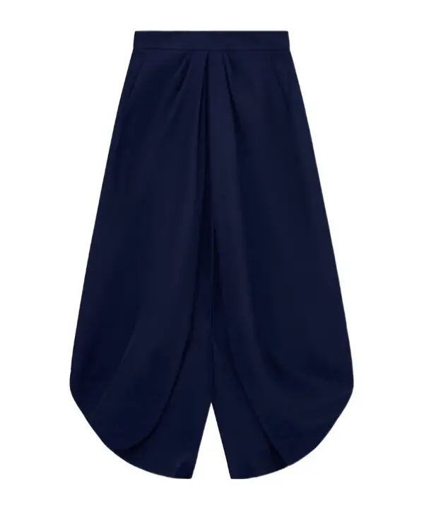 Giorgio Armani Pleated V-hem Skirt