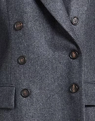 Brunello Cucinelli Long Wool Singlebreasted Coat