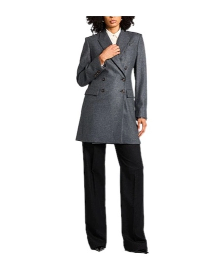 Brunello Cucinelli Long Wool Singlebreasted Coat