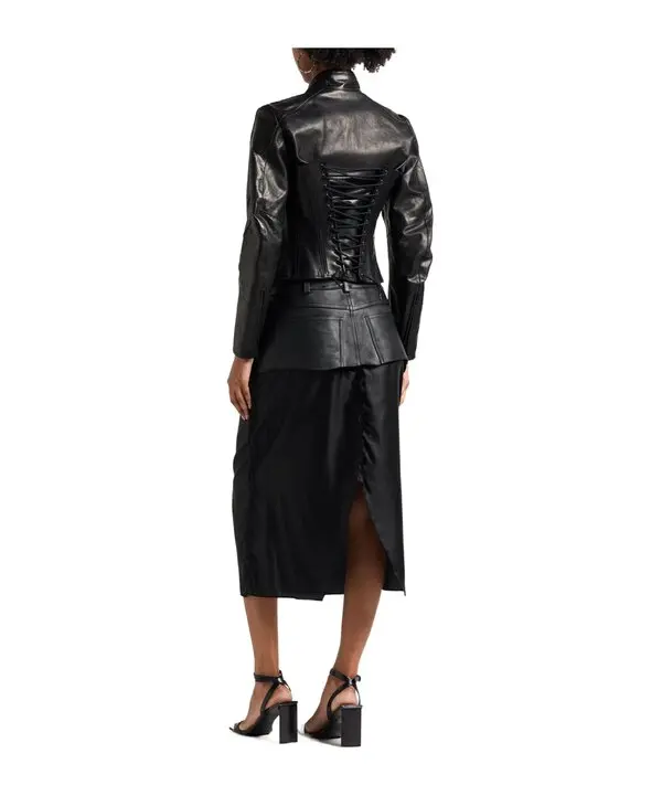 Balenciaga Leather Knight Jacket