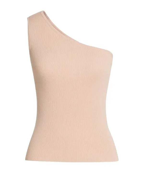 Max Mara Solid Color One-shoulder Tops