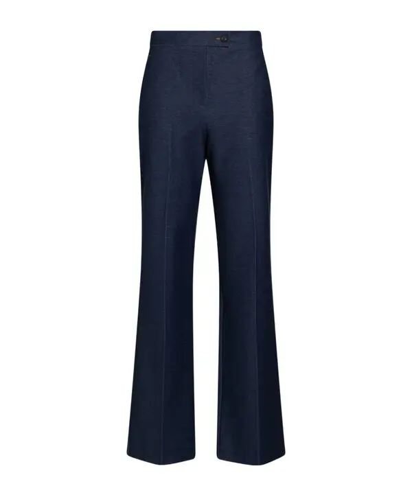 Max Mara Solid Color Casual Trousers