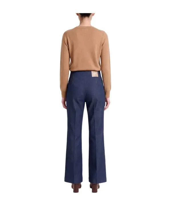 Max Mara Solid Color Casual Trousers