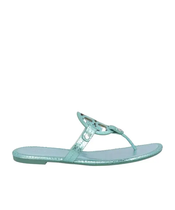 Tory Burch Flat Metallic Thong Sandals