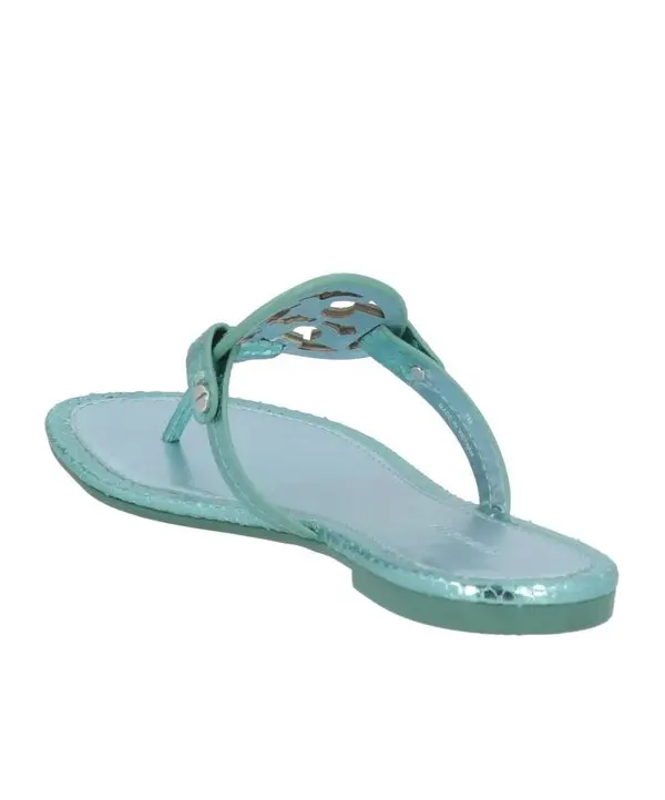 Tory Burch Flat Metallic Thong Sandals