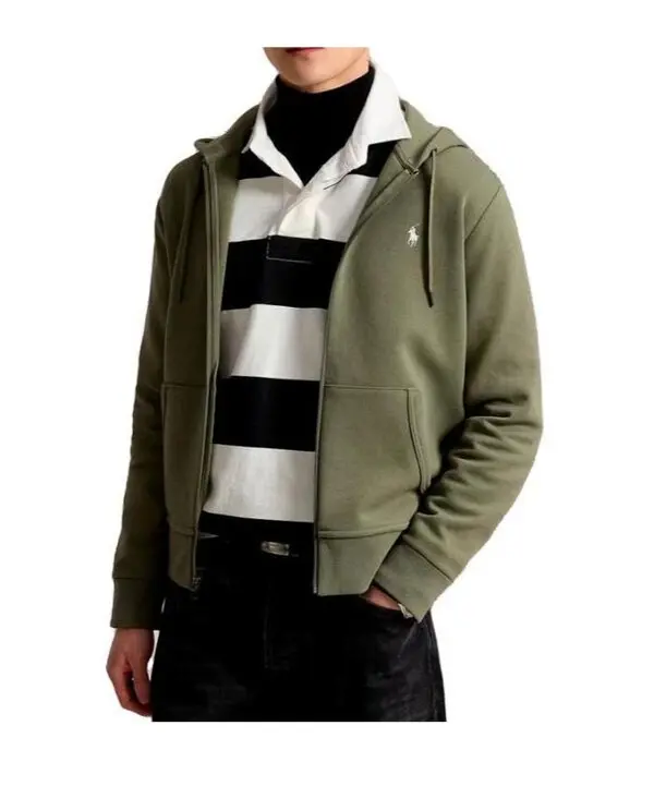 Polo Ralph Lauren Pony-embroidered Zip-up Hoodie - Green