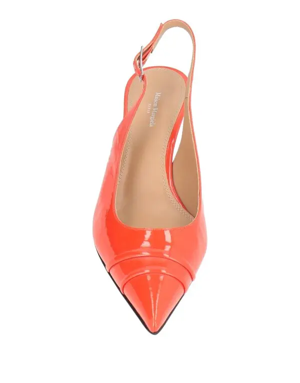 MAISON MARGIELA Patent Leather Slingback Courts