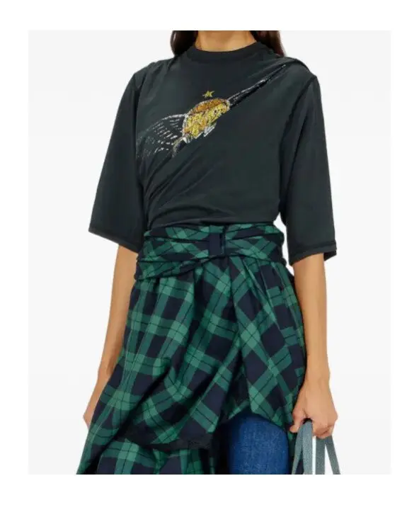 DIESEL® T-shirt Bodysuit With Concert Graphics